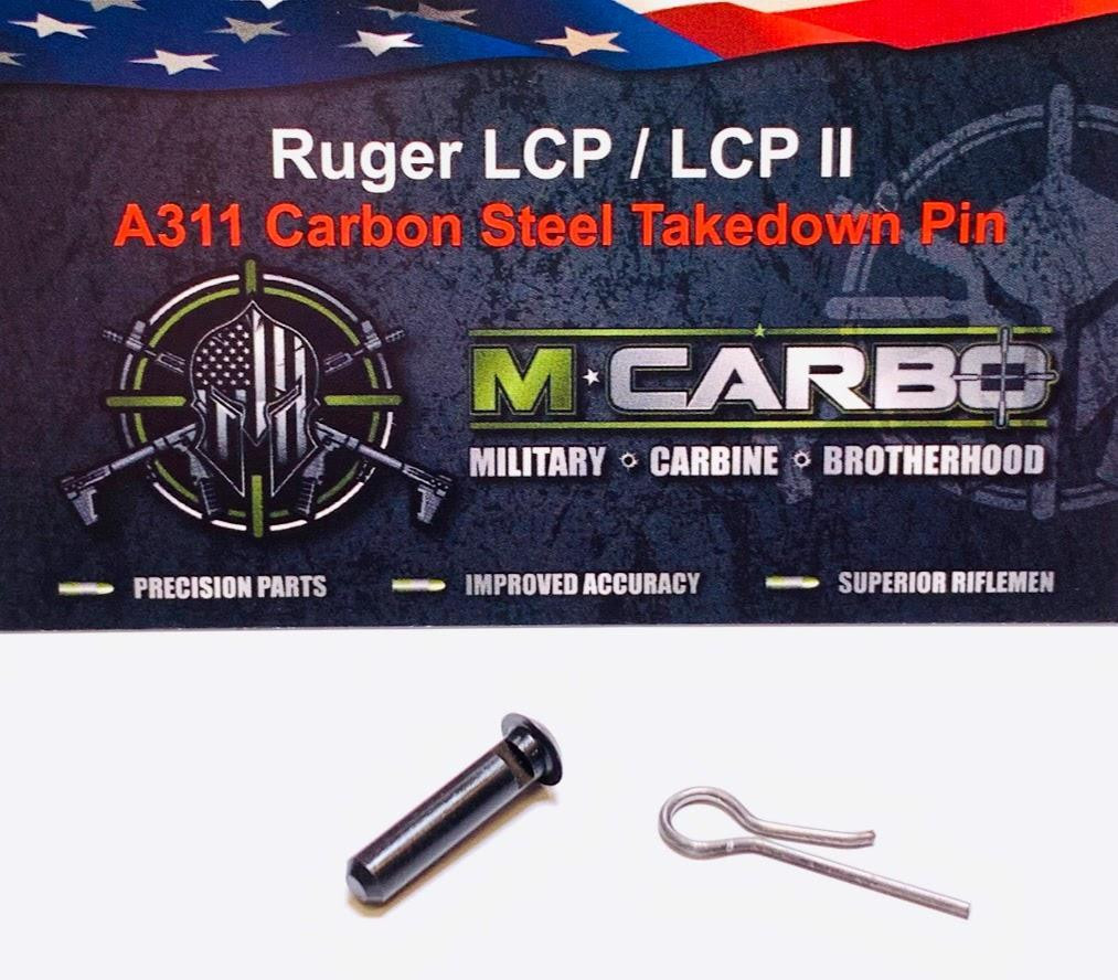M-Carbo Ruger LCP,LCP II Heavy Duty Takedown Pin Stressproof Carbon ...