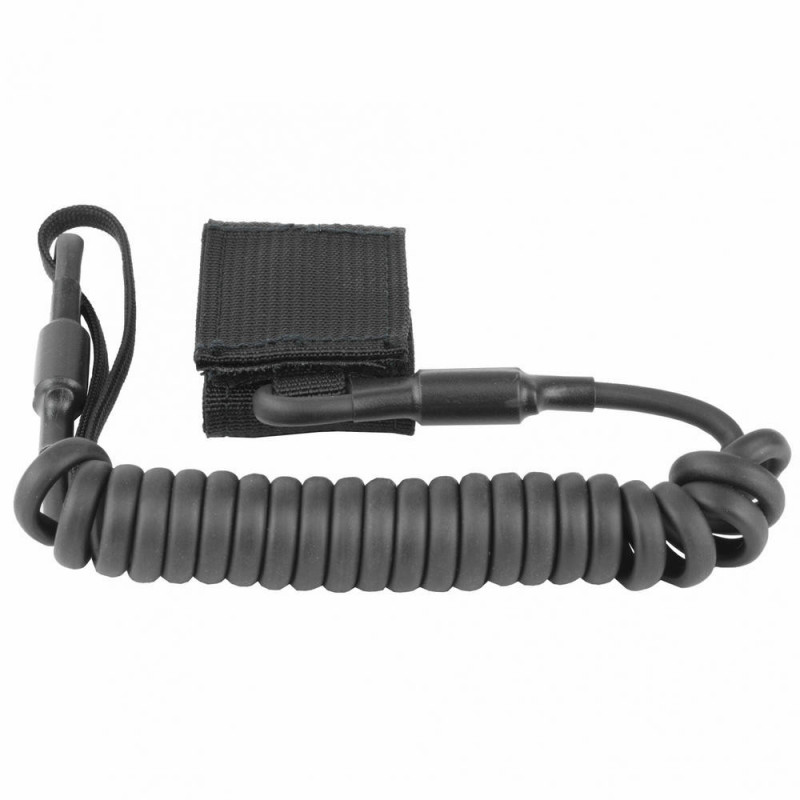 Blackhawk Tactical Pistol Lanyard Coil Black | 4Shooters.com
