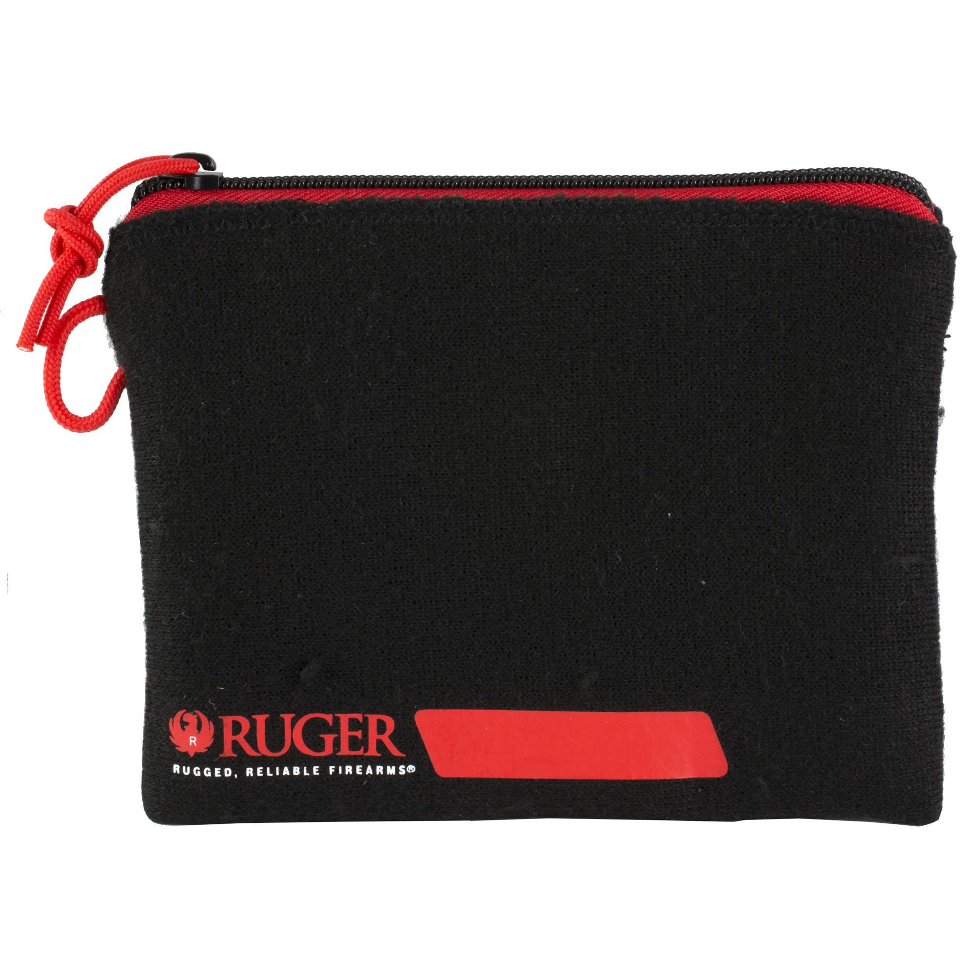 Allen Tempe Ruger Pistol Pouch Black/Red | 4Shooters.com