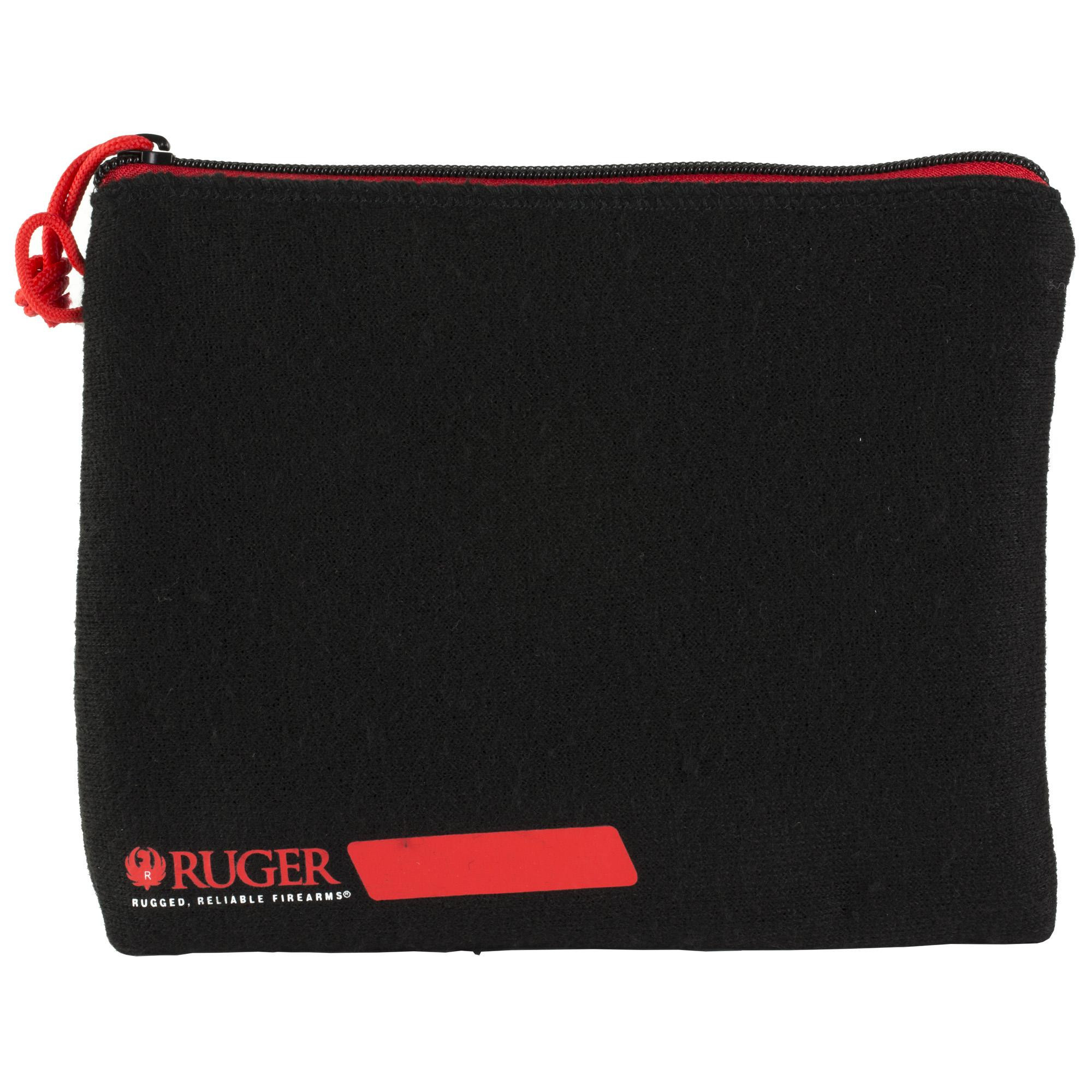 Allen Tempe Ruger Pistol Pouch Black/Red | 4Shooters.com