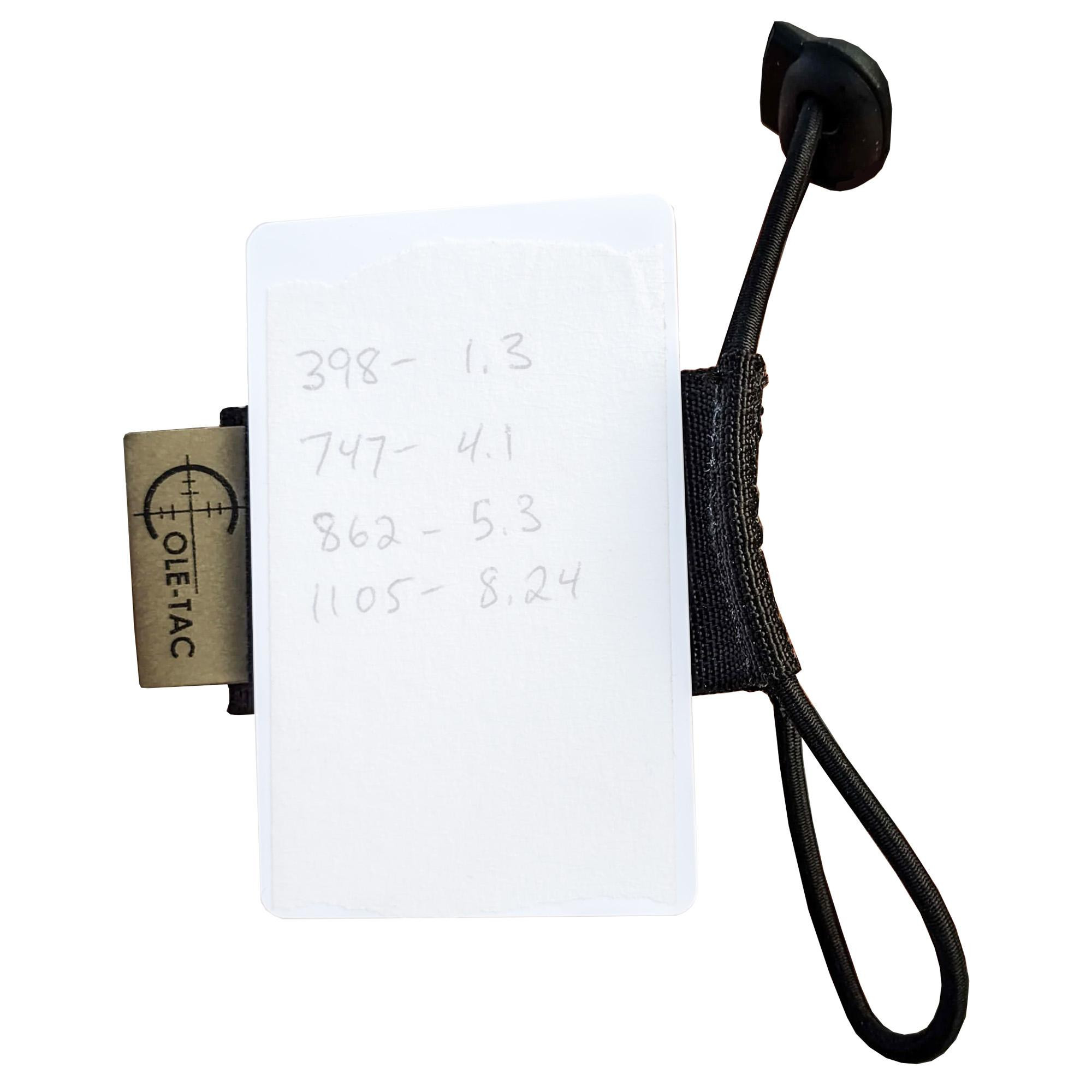 Cole-TAC Cheat Sheet DOPE Card Universal | 4Shooters.com