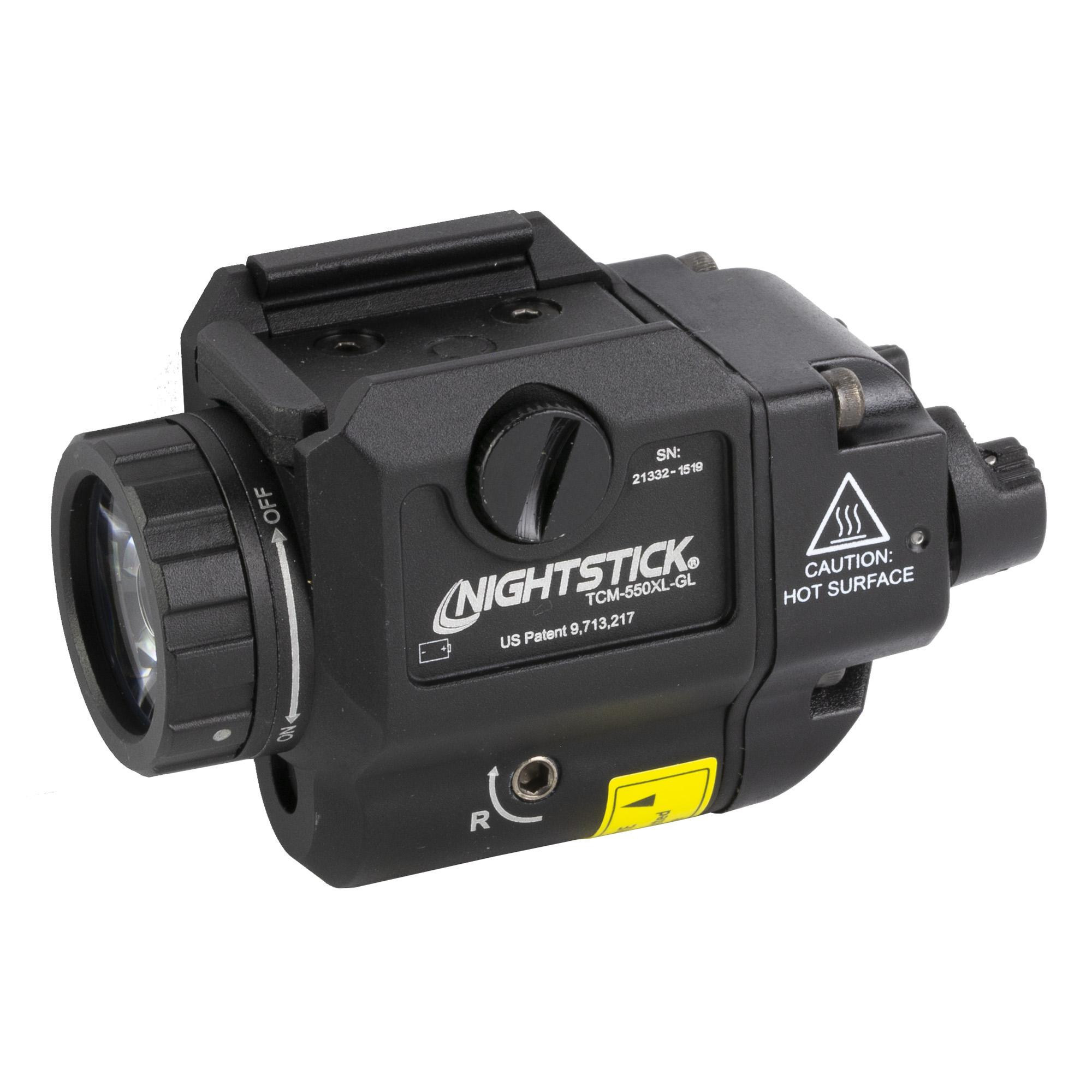 Nightstick Compact Weapon-Mounted Light w/Green Laser | 4Shooters.com
