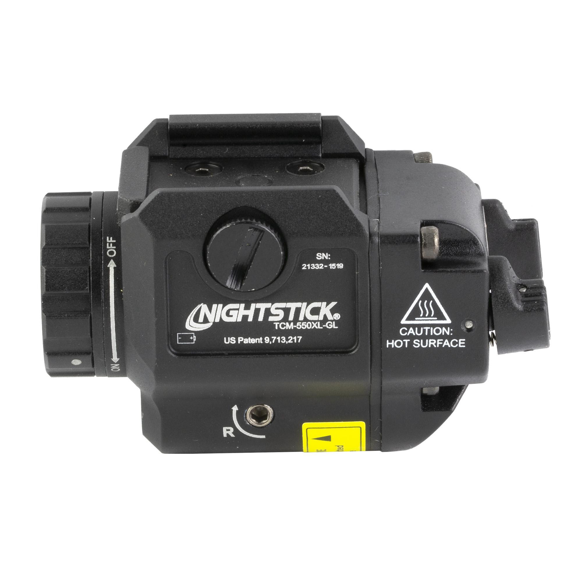 Nightstick Compact Weapon-Mounted Light w/Green Laser | 4Shooters.com