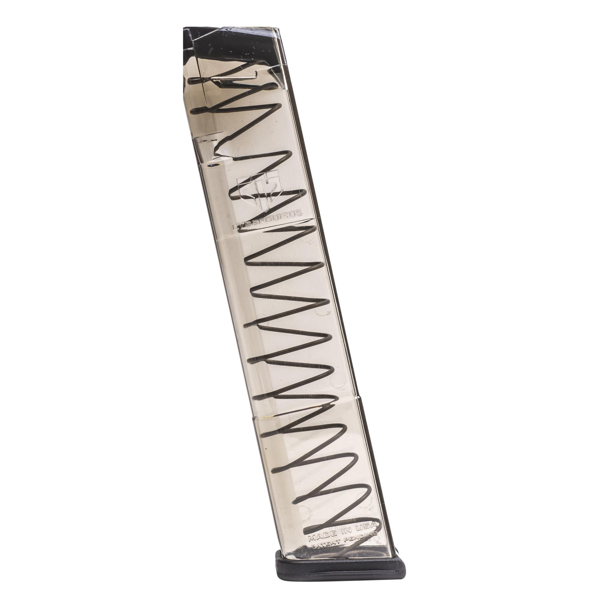 ETS Magazine for Glock 17/18/19/19X/26/34/45 9mm Clear | 4Shooters.com
