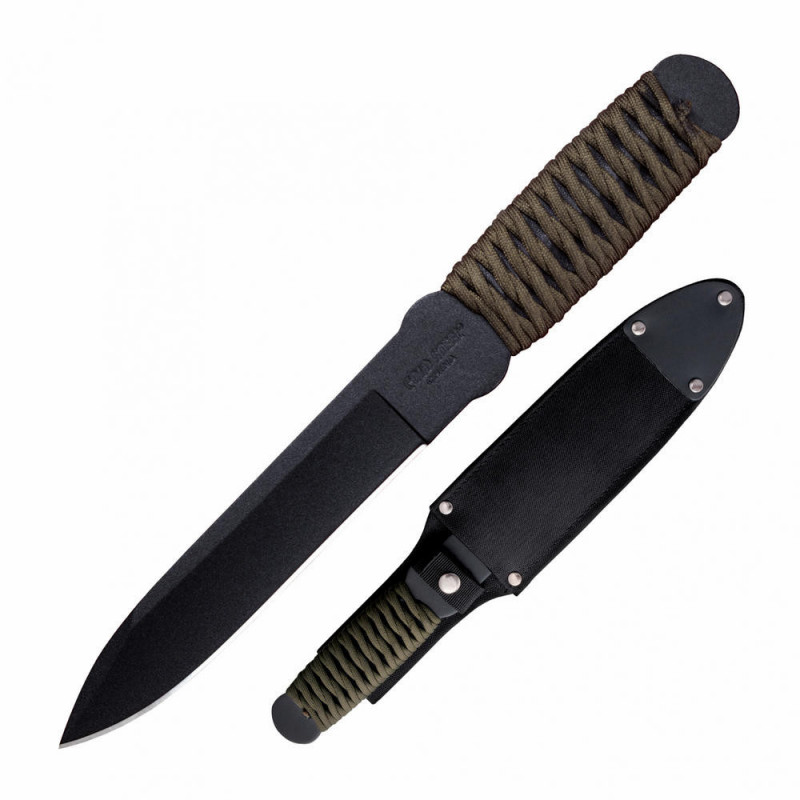 Cold Steel True Flight Thrower Fixed Blade Knife Drop Point Plain Edge ...