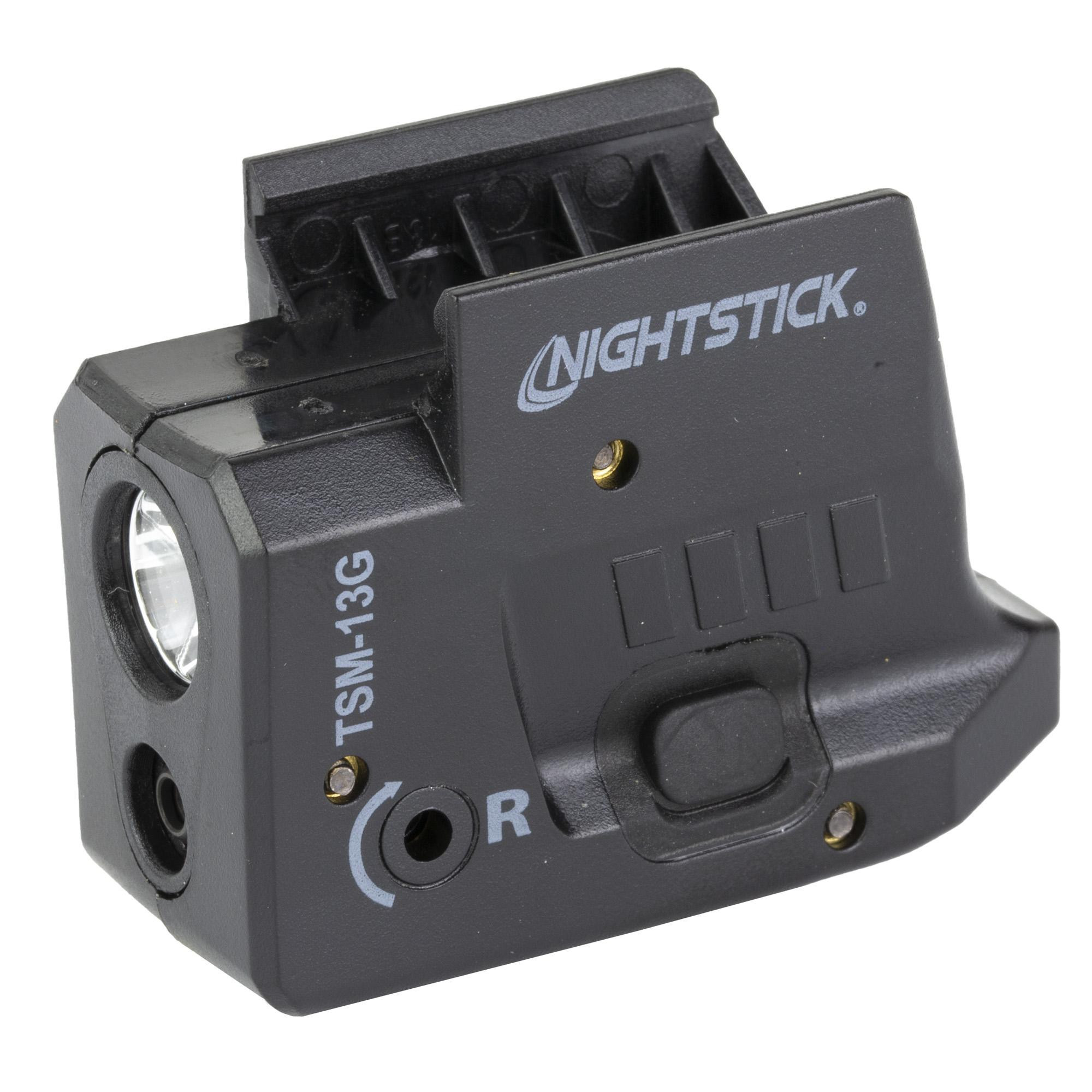 Nightstick Subcompact Tactical Weapon-Mounted Light w/Green Laser ...
