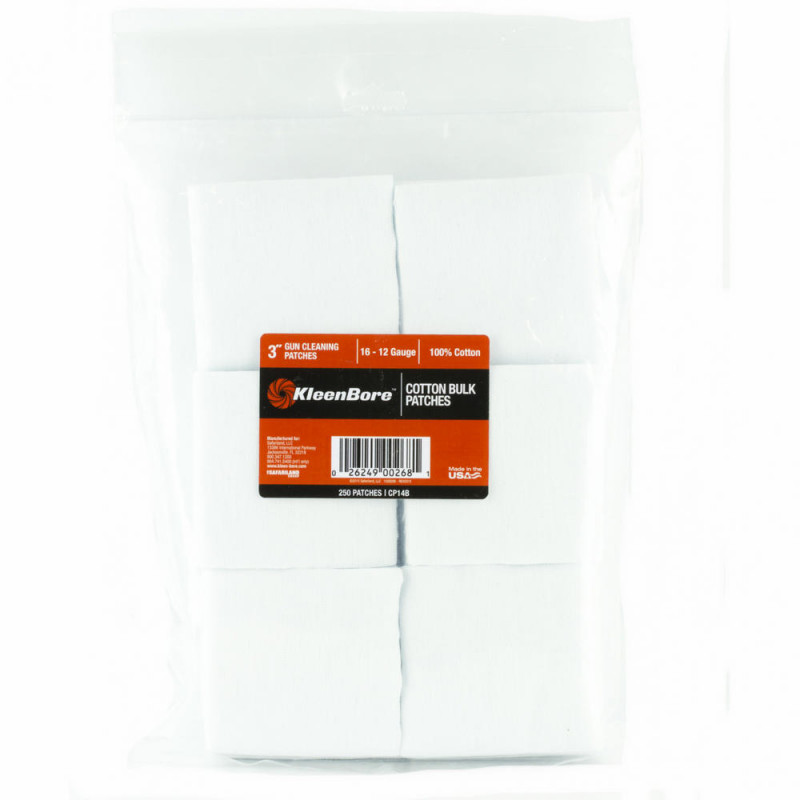 Kleen-Bore SuperShooter Patch12-16Ga 250Pk | 4Shooters.com