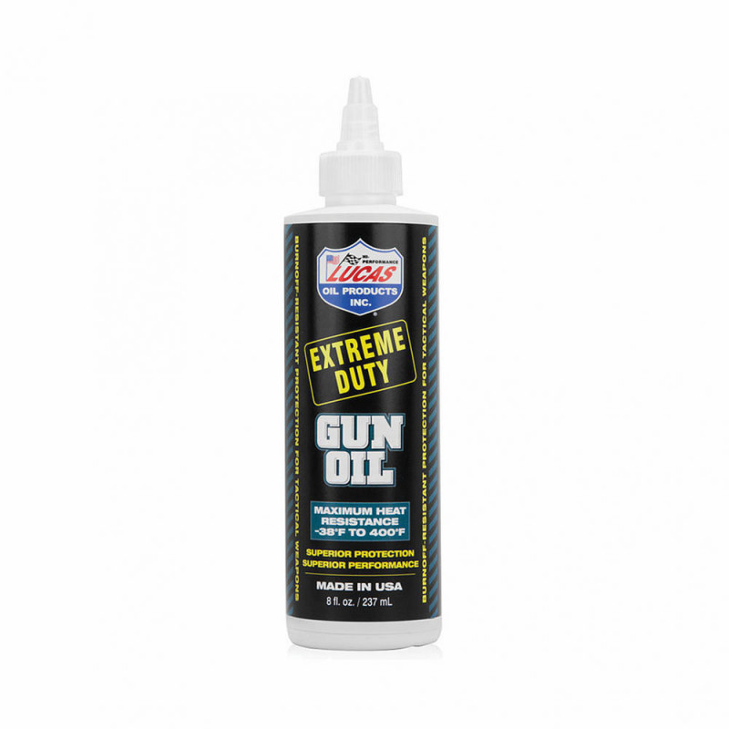 Lucas Extended Duty Gun Oil Liquid 8oz Plastic | 4Shooters.com