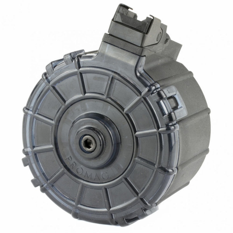 ProMag Saiga 12 Gauge Drum Magazine 12Rd Black | 4Shooters.com