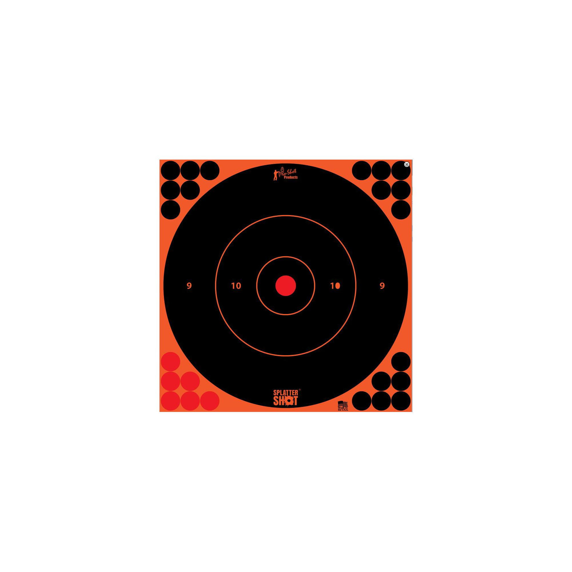 Pro-Shot Splatter Shot Bullseye Adhesive Targets | 4Shooters.com