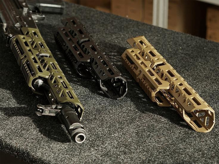 CRC 1U004B Long Handguard with Extended Gas Tube Cover KPYK | 4Shooters.com