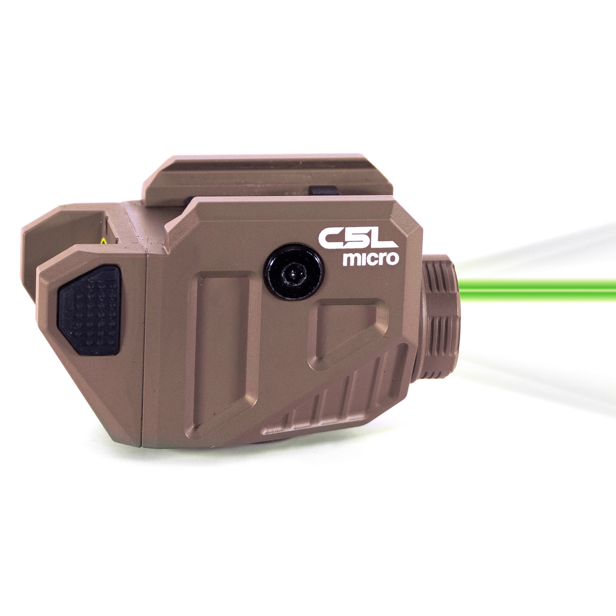 Viridian C5L Micro Tac Light w/Green Laser Universal 550Lm FDE ...