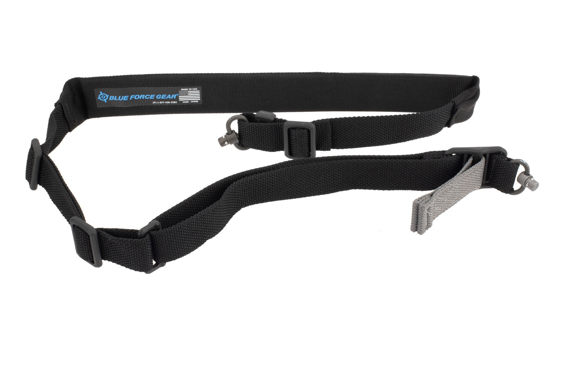 Blue Force Vickers Padded 2-To-1 Point Sling w/Push Button Swivel ...