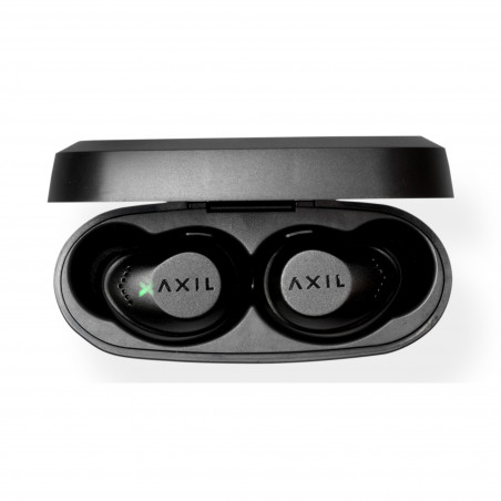 AXIL XCOR Digital Bluetooth Tactical Earbuds w/Charging Case Black ...