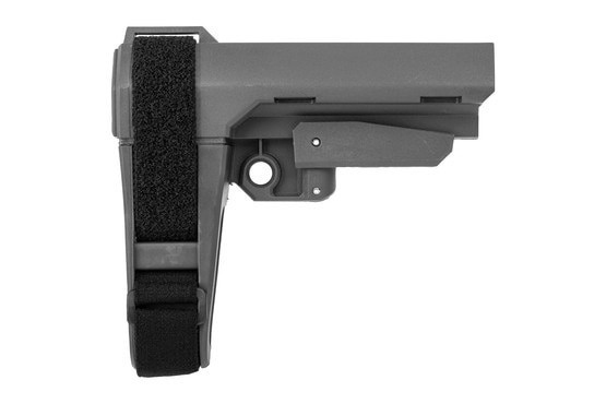 SB Tactical SBA3 AR Pistol Stabilizing Brace Stealth Gray No Receiver ...