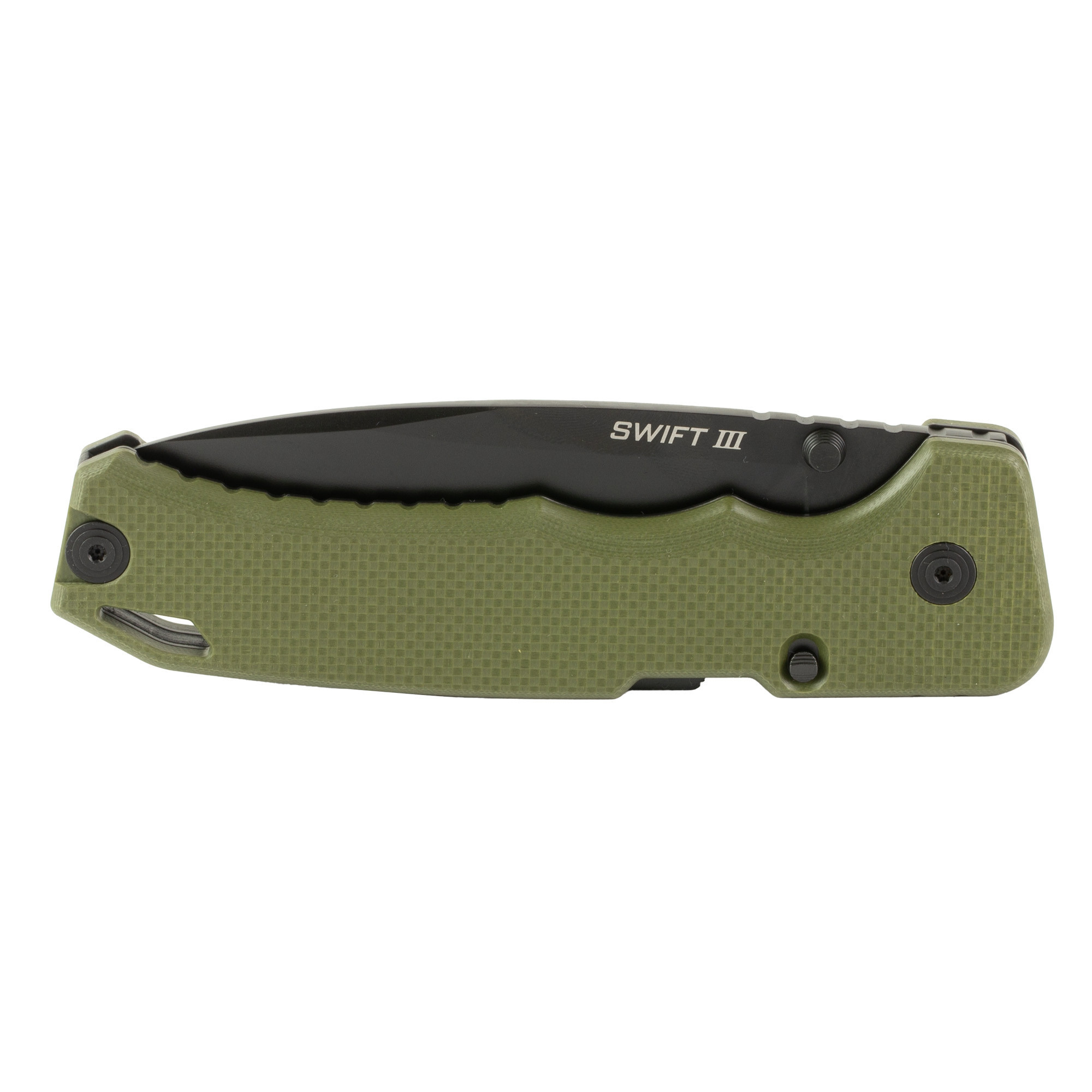 Cold Steel Swift III Folding Knife Drop Point Blade 4" Black G-10 ...