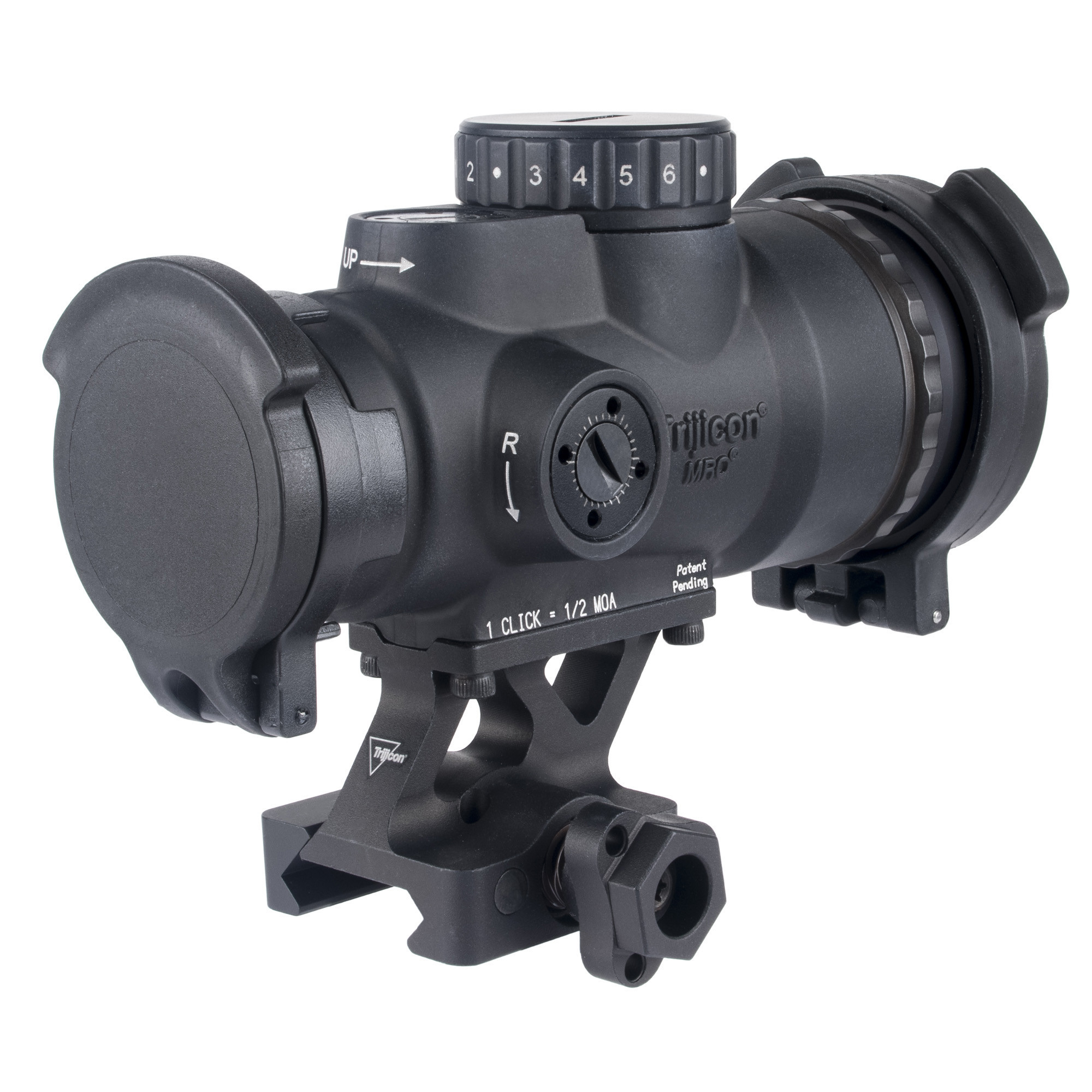 Trijicon MRO SD Patrol Red Dot 1X25mm 2MOA Dot/68 MOA Segmented Circle ...