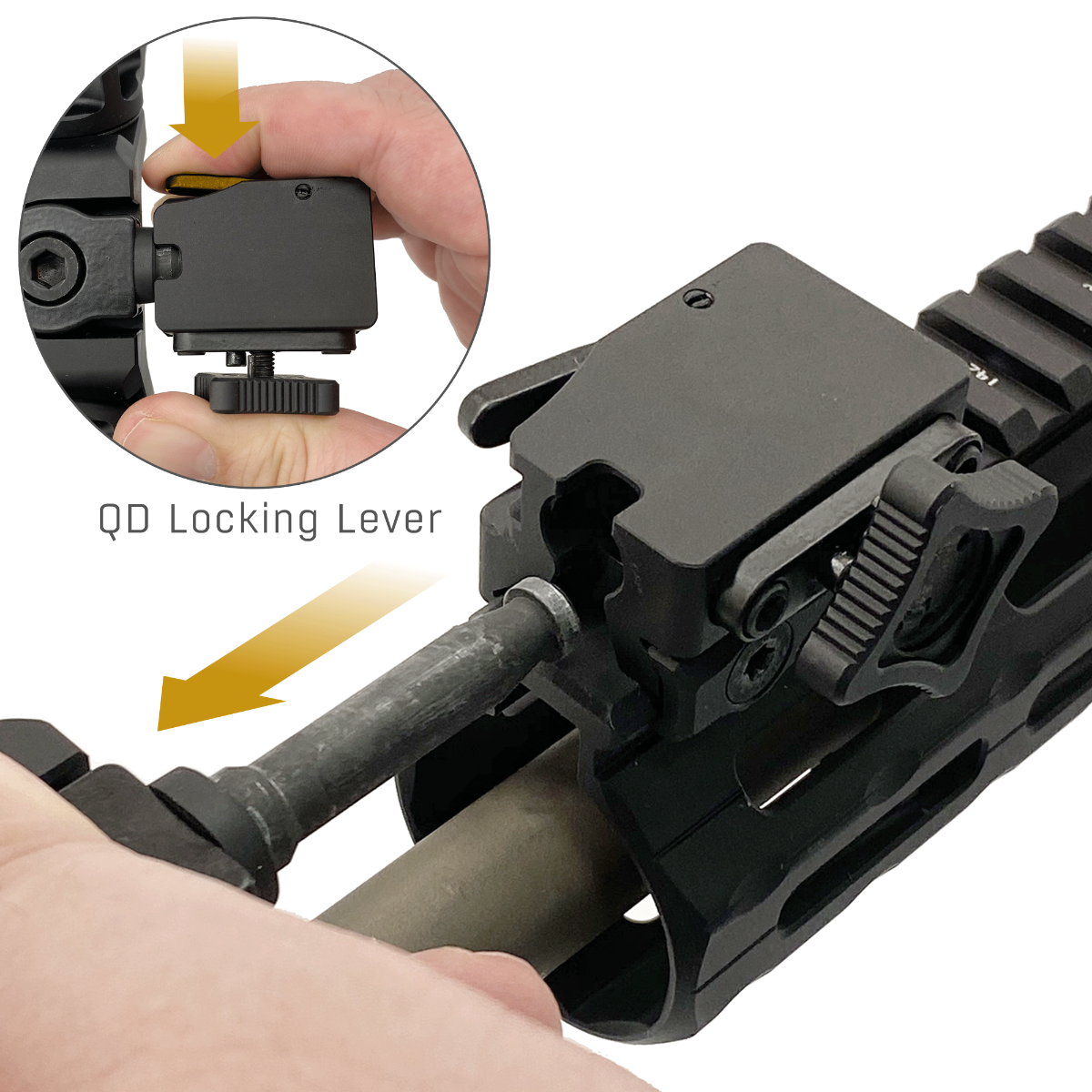 UTG Over Bore Bipod QD Mount | 4Shooters.com
