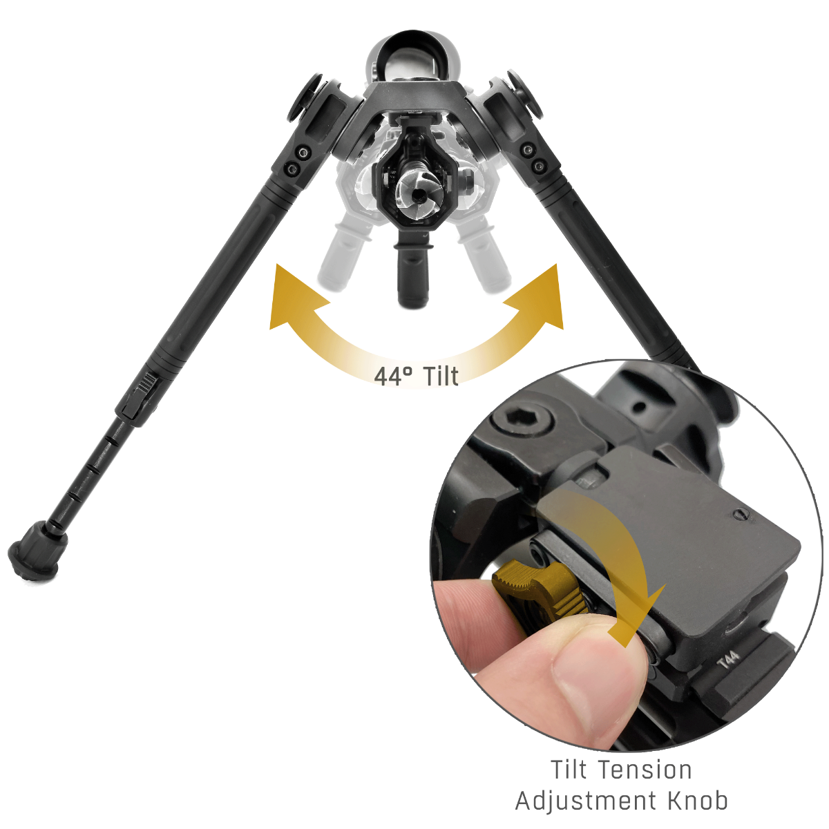 UTG Over Bore Bipod QD Mount | 4Shooters.com