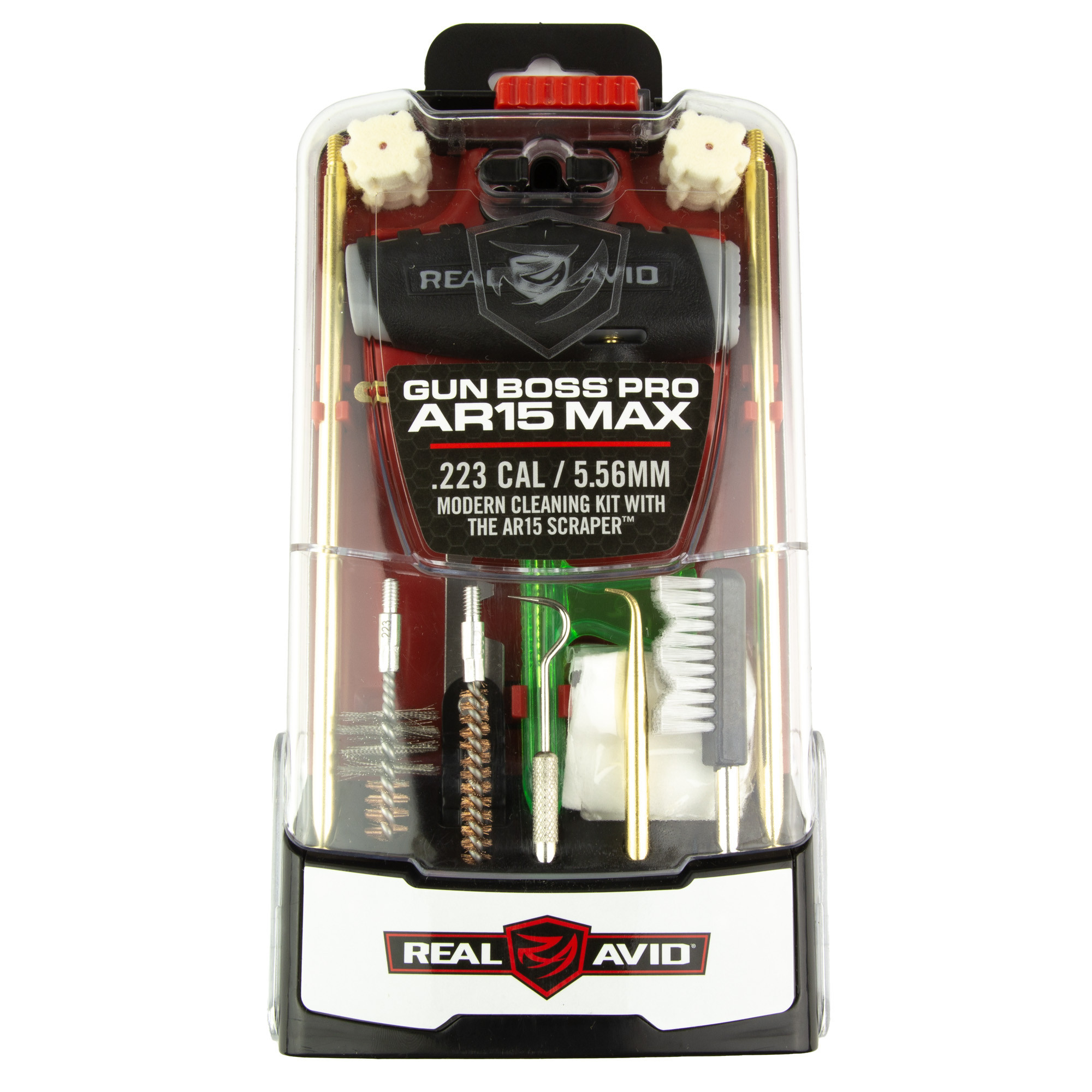 Real Avid Gun Boss PRO AR-15 Max Cleaning Kit 18Pc | 4Shooters.com