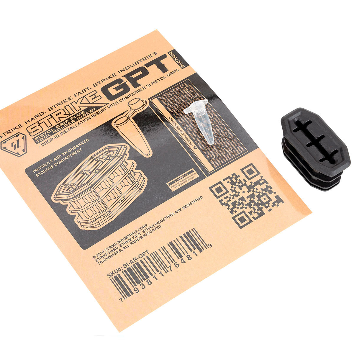 Strike Industries Grip Plug Tool Holder Insert for AR | 4Shooters.com
