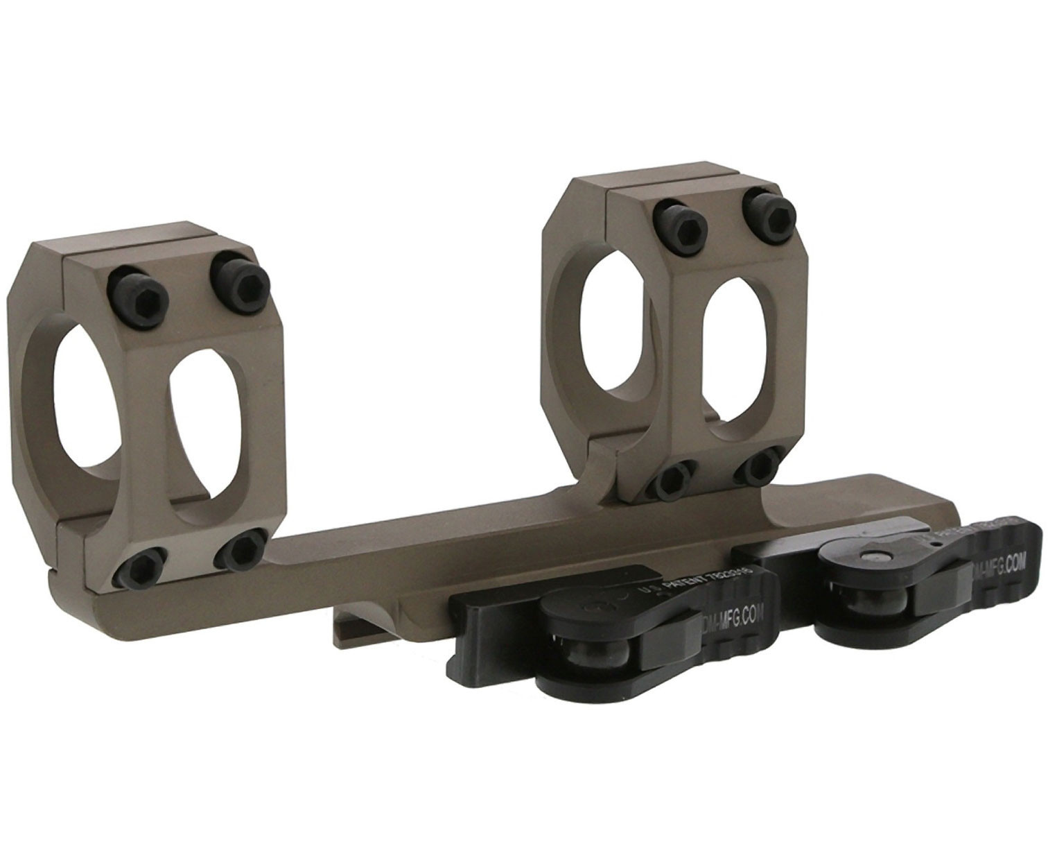 American Defense Recon 30mm Scope Mount w/QD Auto Lock Lever System FDE ...