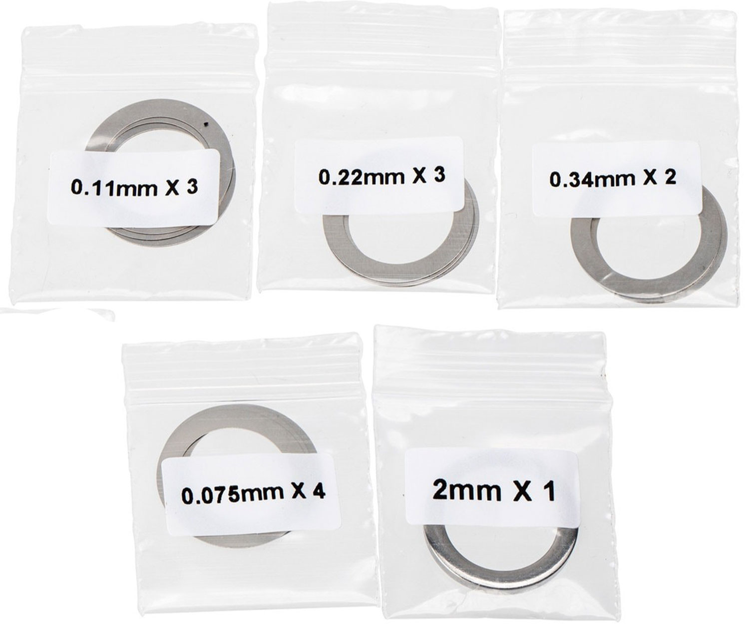 Strike Industries AR Shim Set 5.56mm 1/2X28 Black | 4Shooters.com