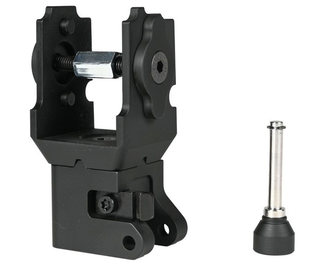 Folding Buttstock Adapter for AKMS (Under Folder) by GPN, Armor Black ...