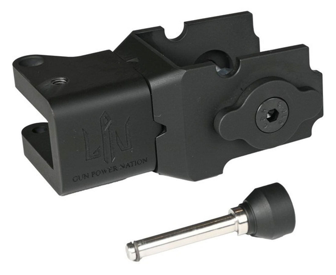 Folding Buttstock Adapter for AKMS (Under Folder) by GPN, Armor Black ...