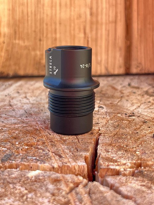 Strela Adapter 5/8-24 to 24x1.5 Gen.2, Armor Black | 4Shooters.com