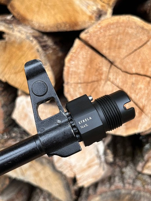 Strela AK/AKM Adapter 14x1LH to 24x1.5 mm, Armor Black | 4Shooters.com
