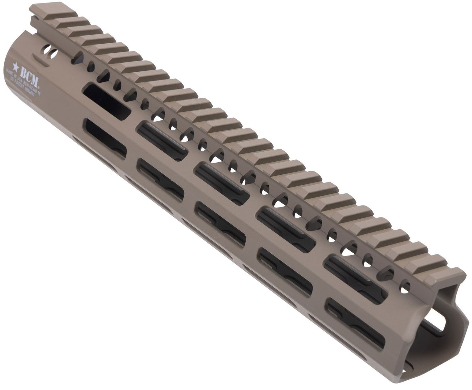 Bravo Company AR-15 MCMR Modular Rail Handguard 10" FDE | 4Shooters.com