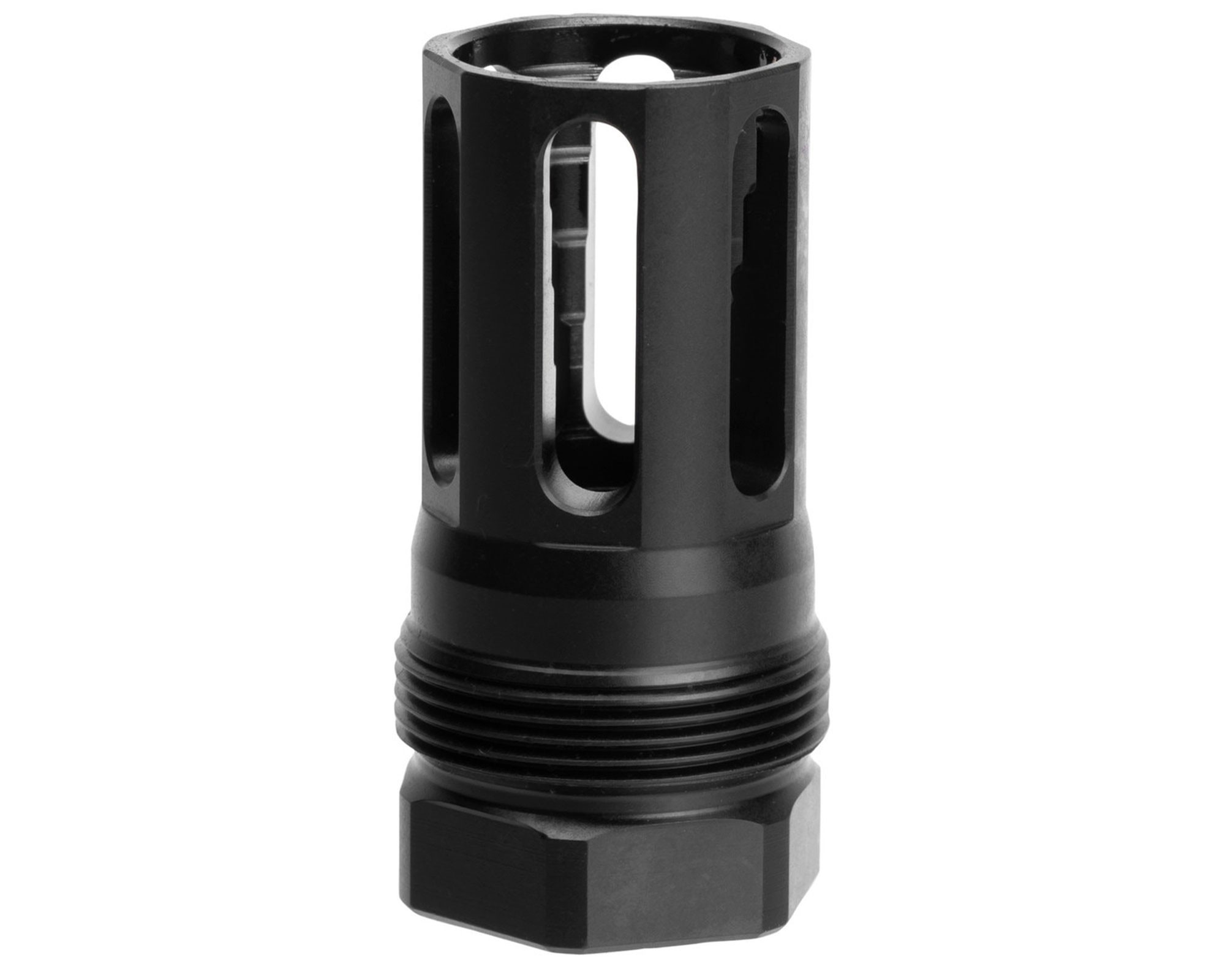 EWS Integrated Drive Flash Hider Plan B 1/2X28 Long Nitride | 4Shooters.com