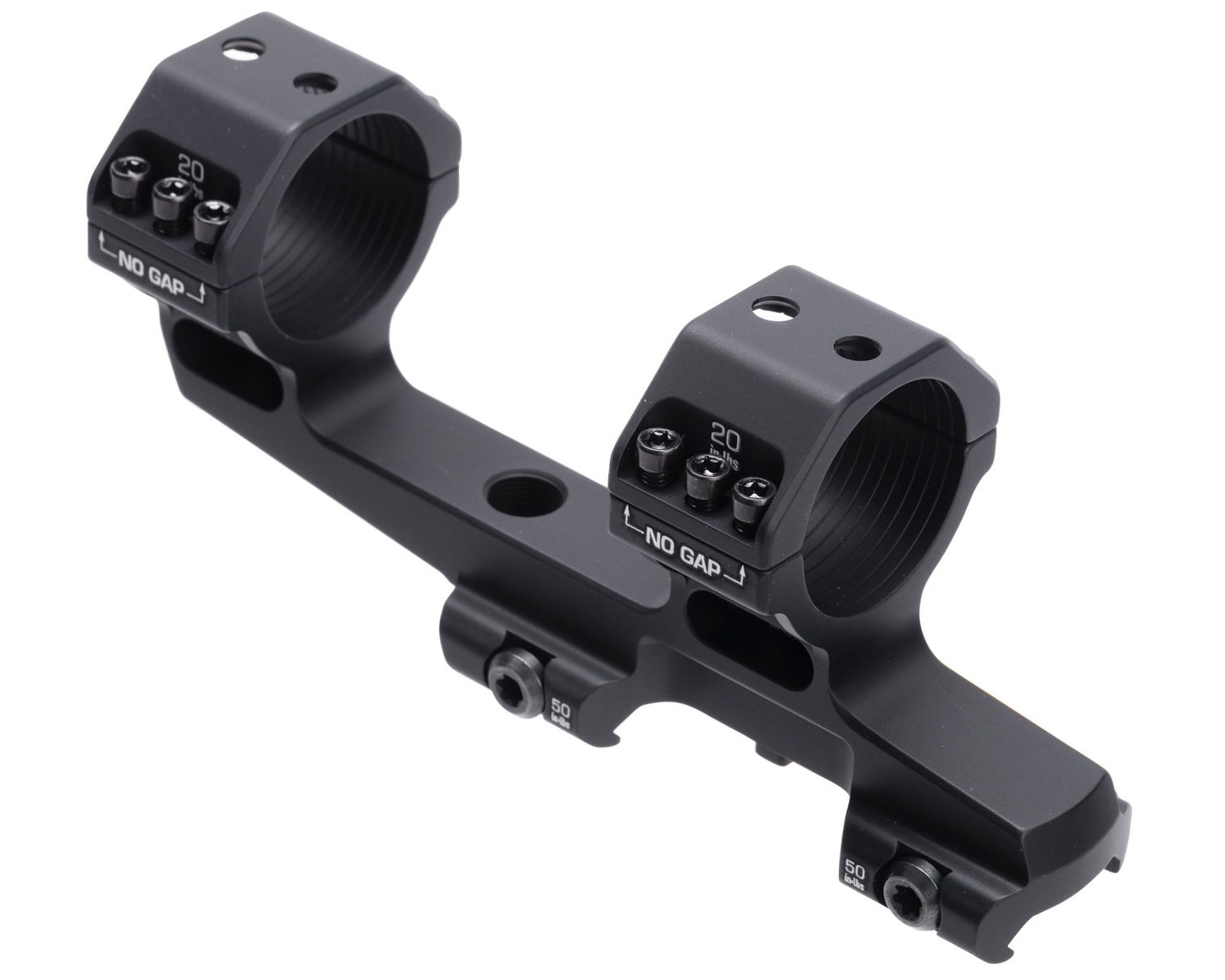 Scalarworks FUSE/02 Bolt On 30mm Scope Mount 1.57" Height Black ...