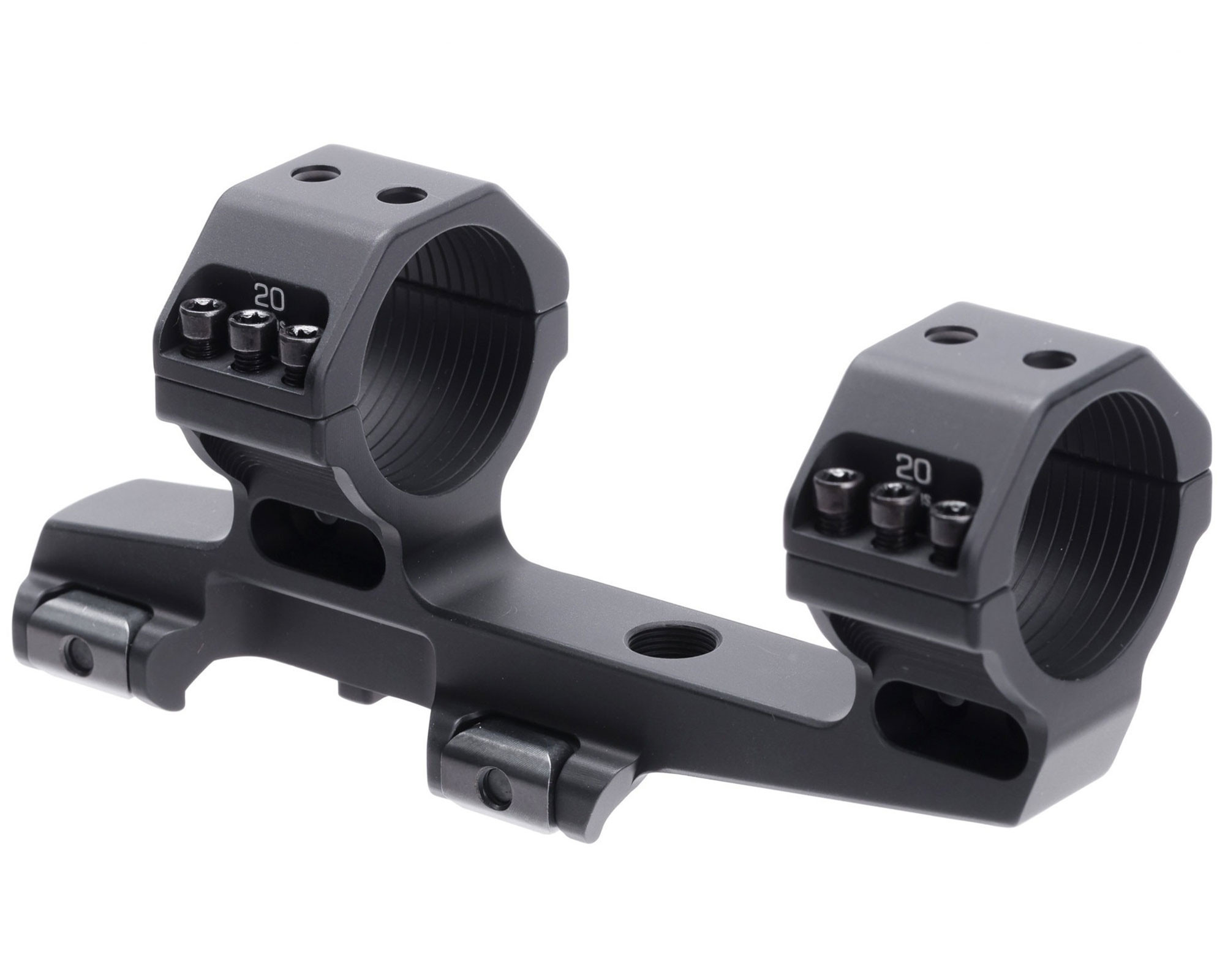 Scalarworks FUSE/02 Bolt On 30mm Scope Mount 1.57" Height Black ...