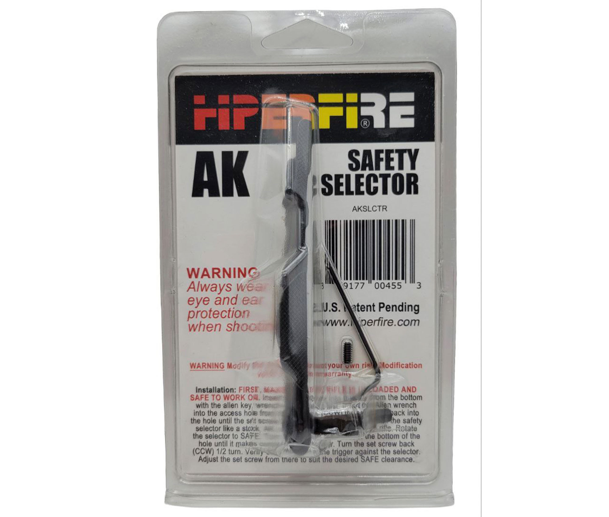 Hiperfire AK47/AK74 Safety Selector Black | 4Shooters.com