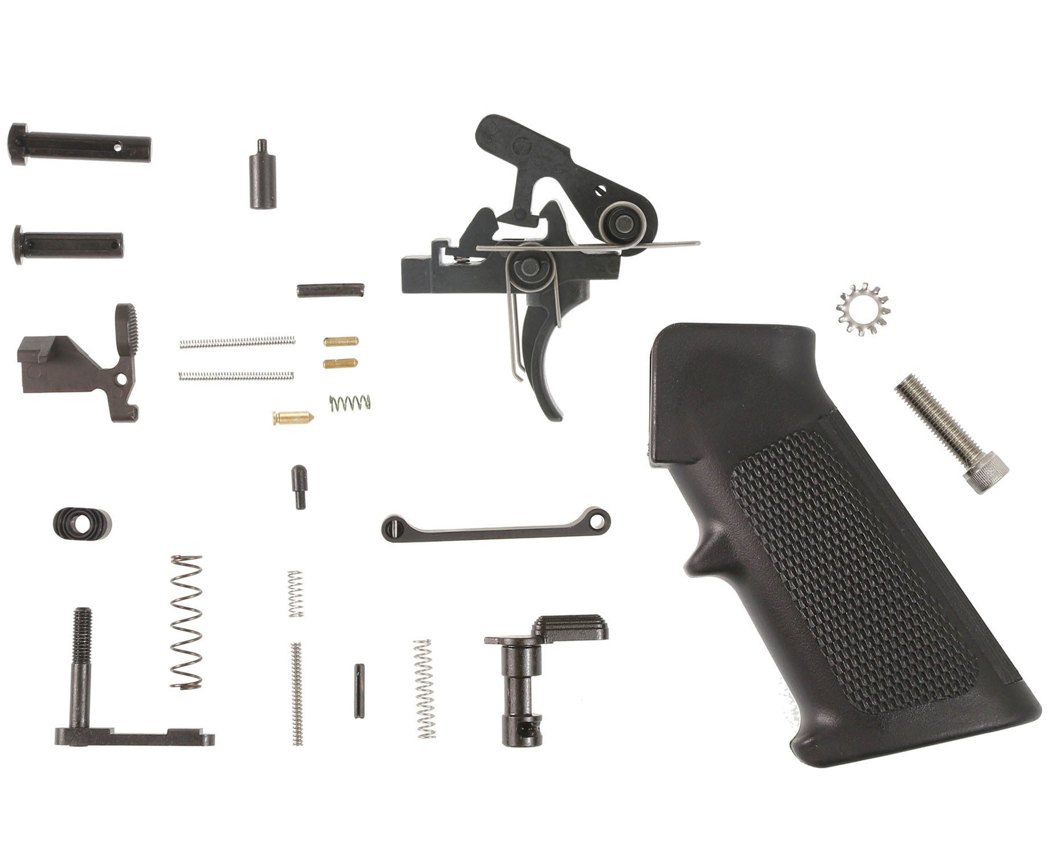 Rock River Lower Receiver Parts Kit w/Two Stage Trigger & A2 Grip Black ...