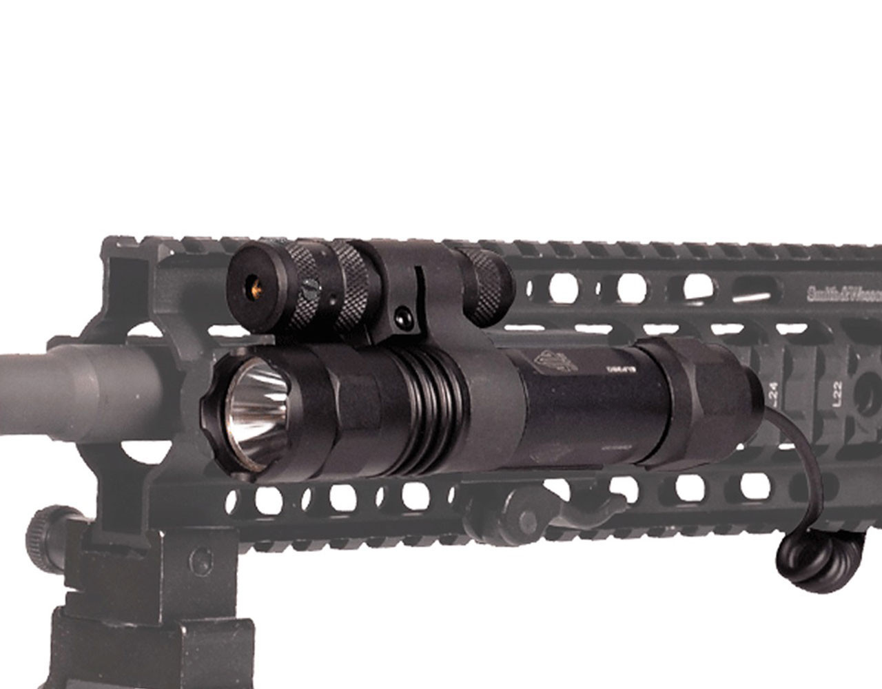 UTG Light/Green Laser Combo 400Lm Integral Mount Black | 4Shooters.com