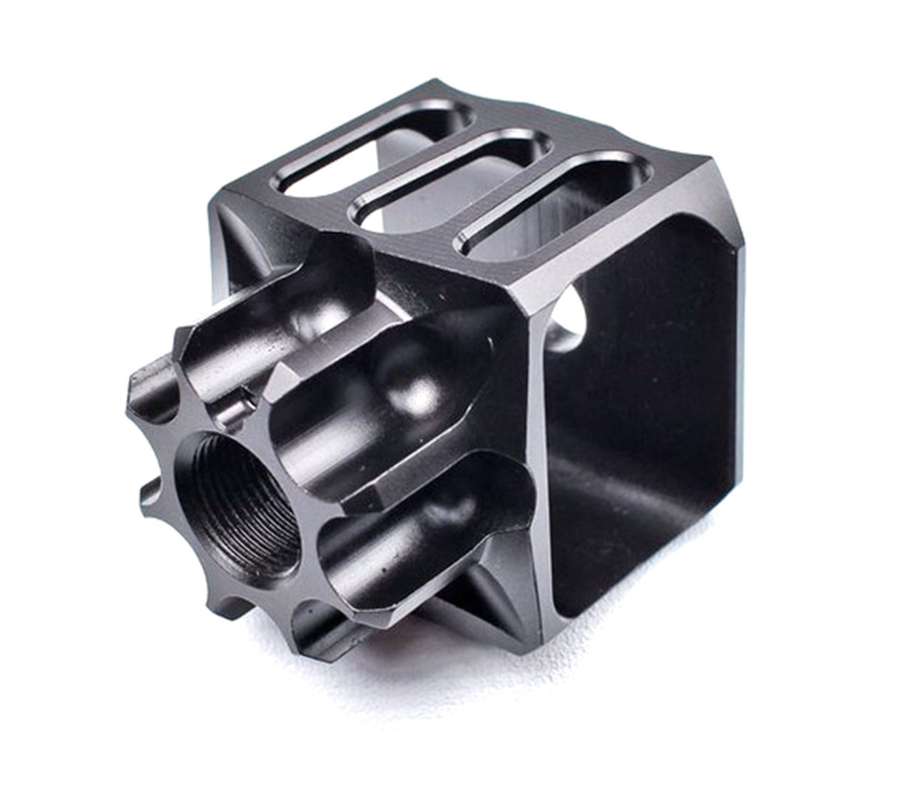 JMac LAF-14 Muzzle Brake 14mm Black | 4Shooters.com