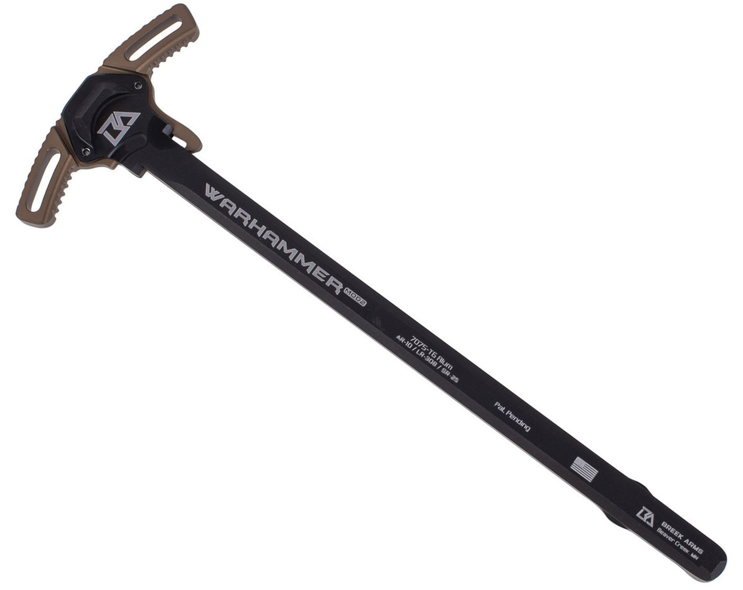 Breek Arms AR-10 Warhammer Mod 2 Ambi Charging Handle | 4Shooters.com
