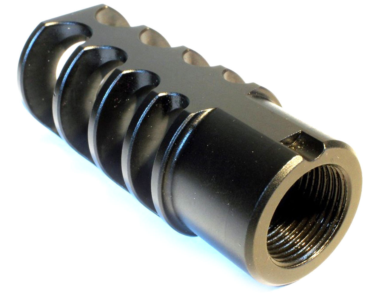 JMac RRD-4C SLIM 14 Muzzle Brake M14x1 LH Black | 4Shooters.com