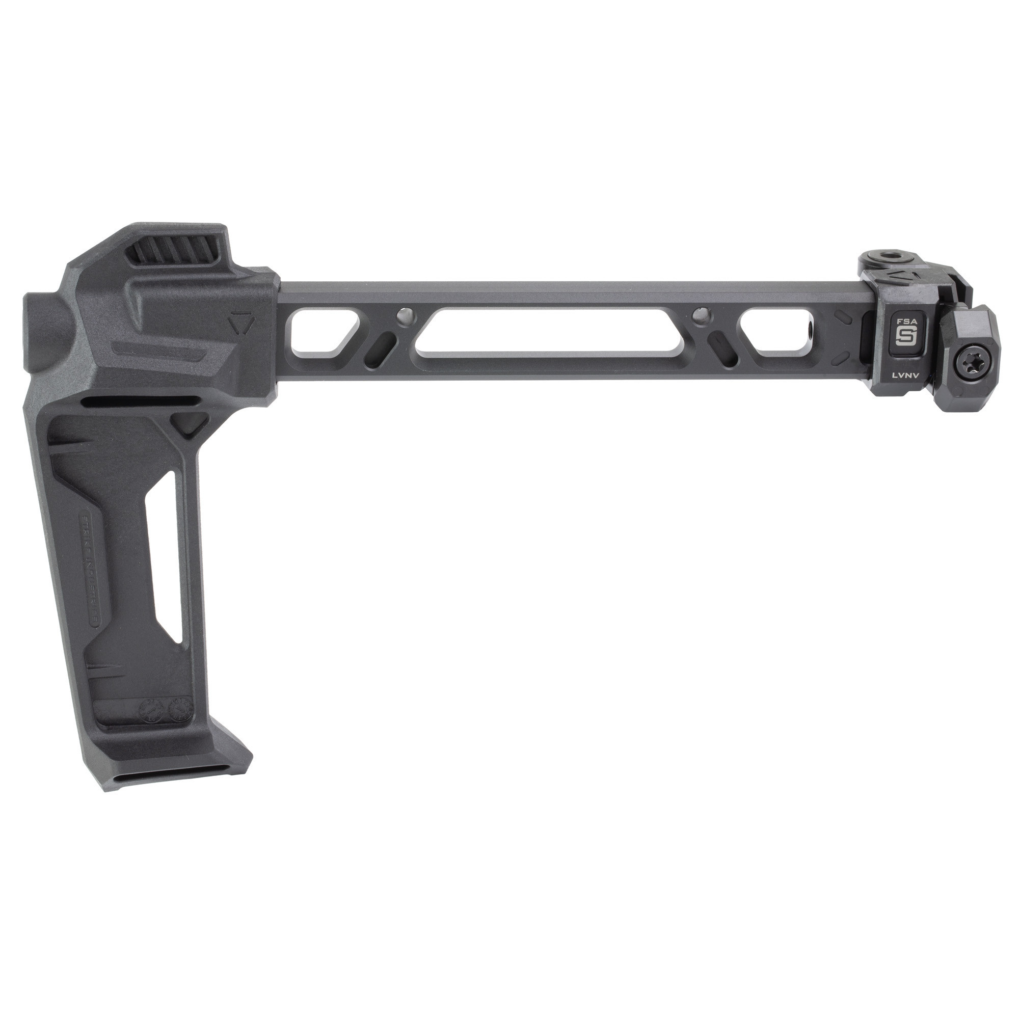 Strike FSA Stabilizer Single Side Folding Brace Black | 4Shooters.com