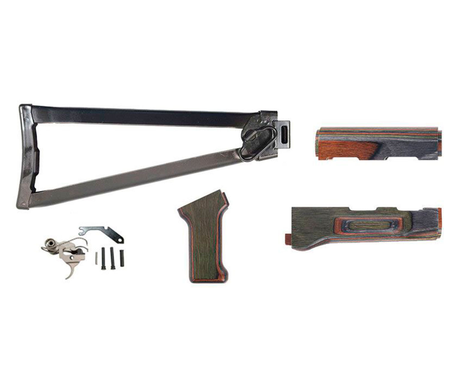 PSA AK-47 «Voodoo» Furniture Set w/Folding Stock & AK-47 Enhanced ...