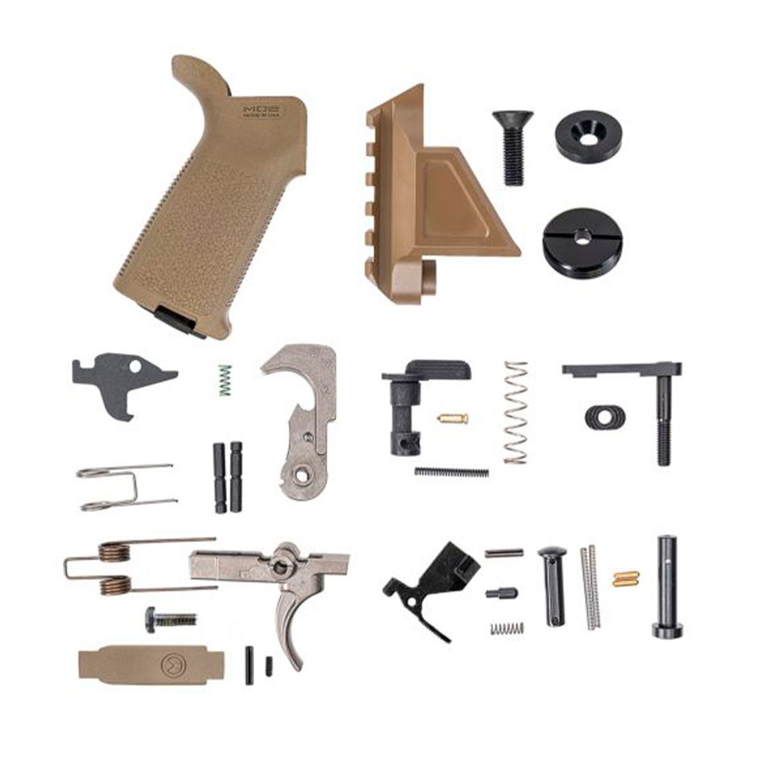PSA JAKL MOE w/Enhanced Polished Trigger Pistol Lower Build Kit FDE ...