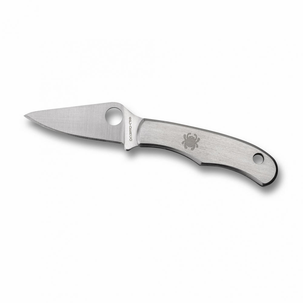 Spyderco Bug Stainless Plain | 4Shooters.com