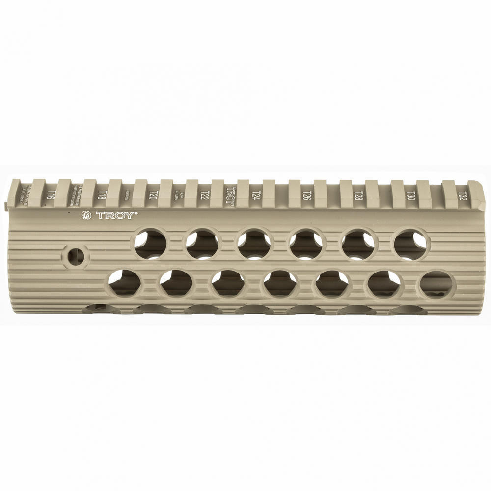 Troy 7.2" Alpha Rail No Sight Flat Dark Earth | 4Shooters.com