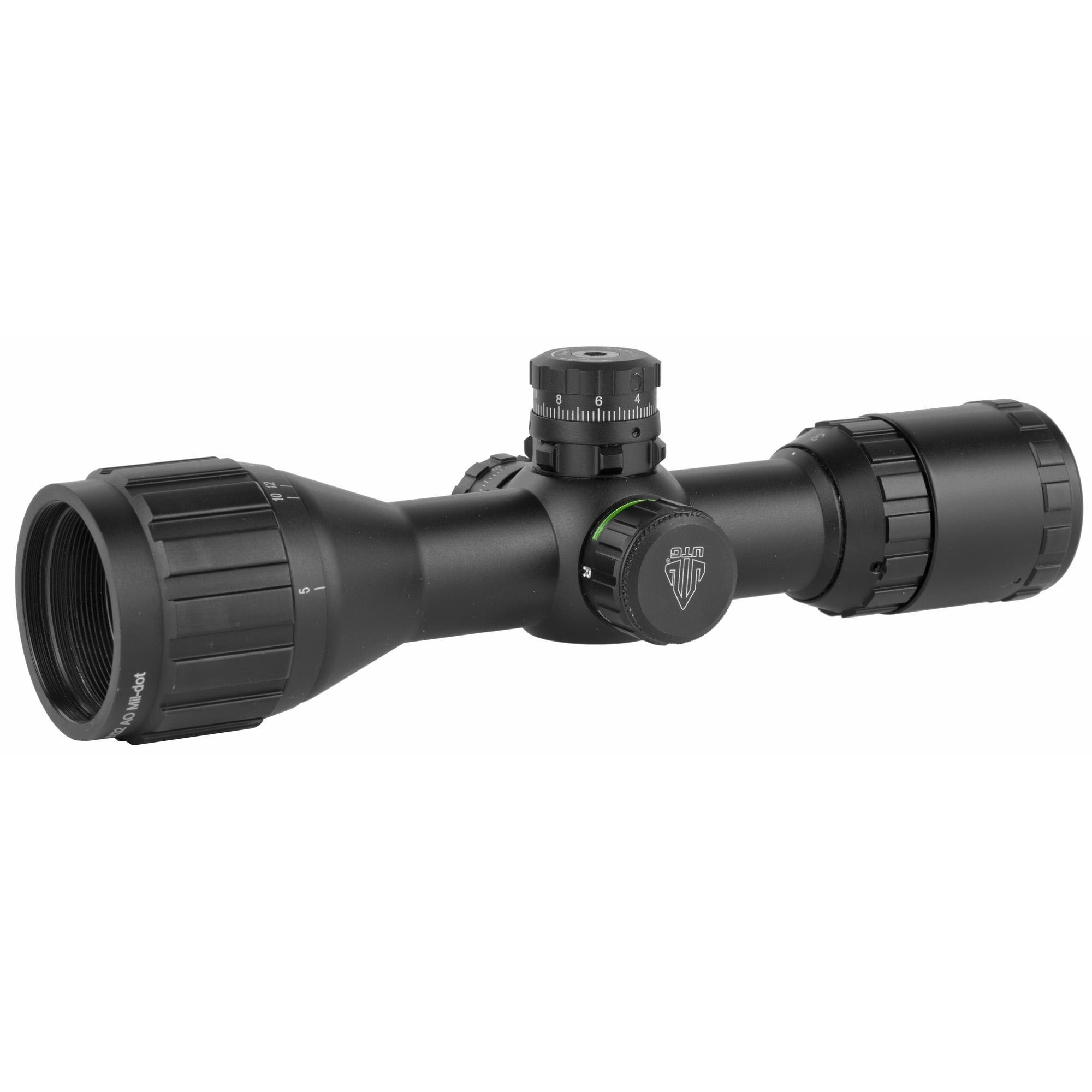 UTG 3-9X32mm BugBuster Rifle Scope Red/Green Mil-Dot | 4Shooters.com
