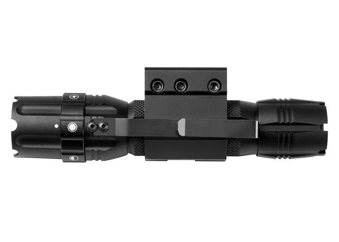 NcSTAR ProSeries Green LED Hunter Flashlight & Mount | 4Shooters.com
