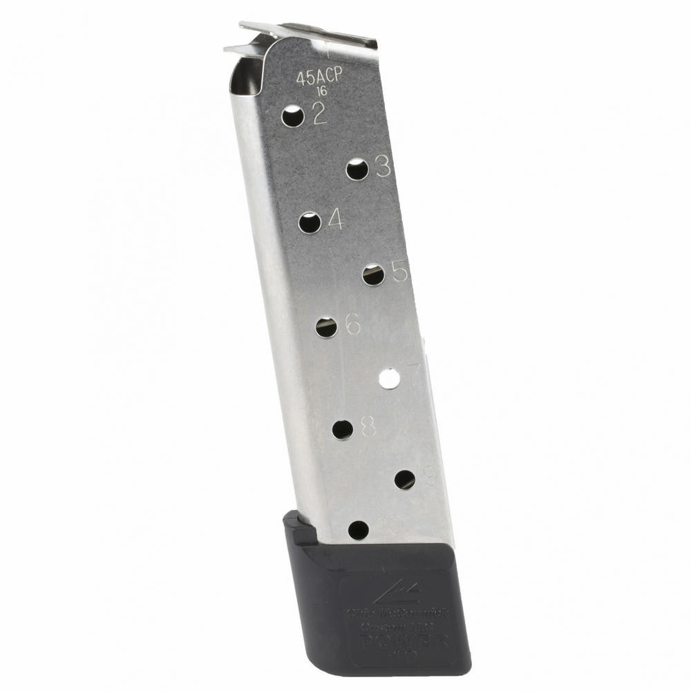 CMC Products Power Magazine 10Rd 45ACP Stainless Steel | 4Shooters.com
