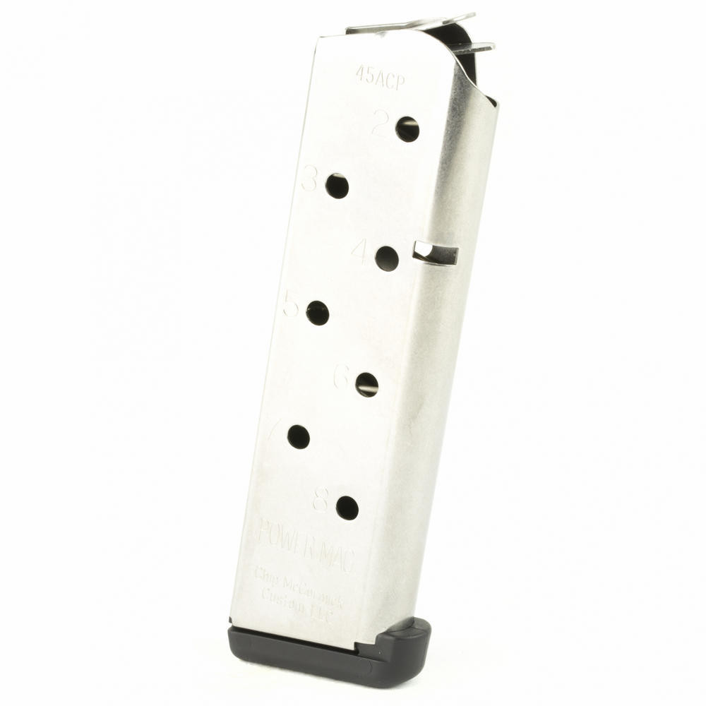 CMC Products Power Magazine 8Rd 45ACP Stainless Steel | 4Shooters.com